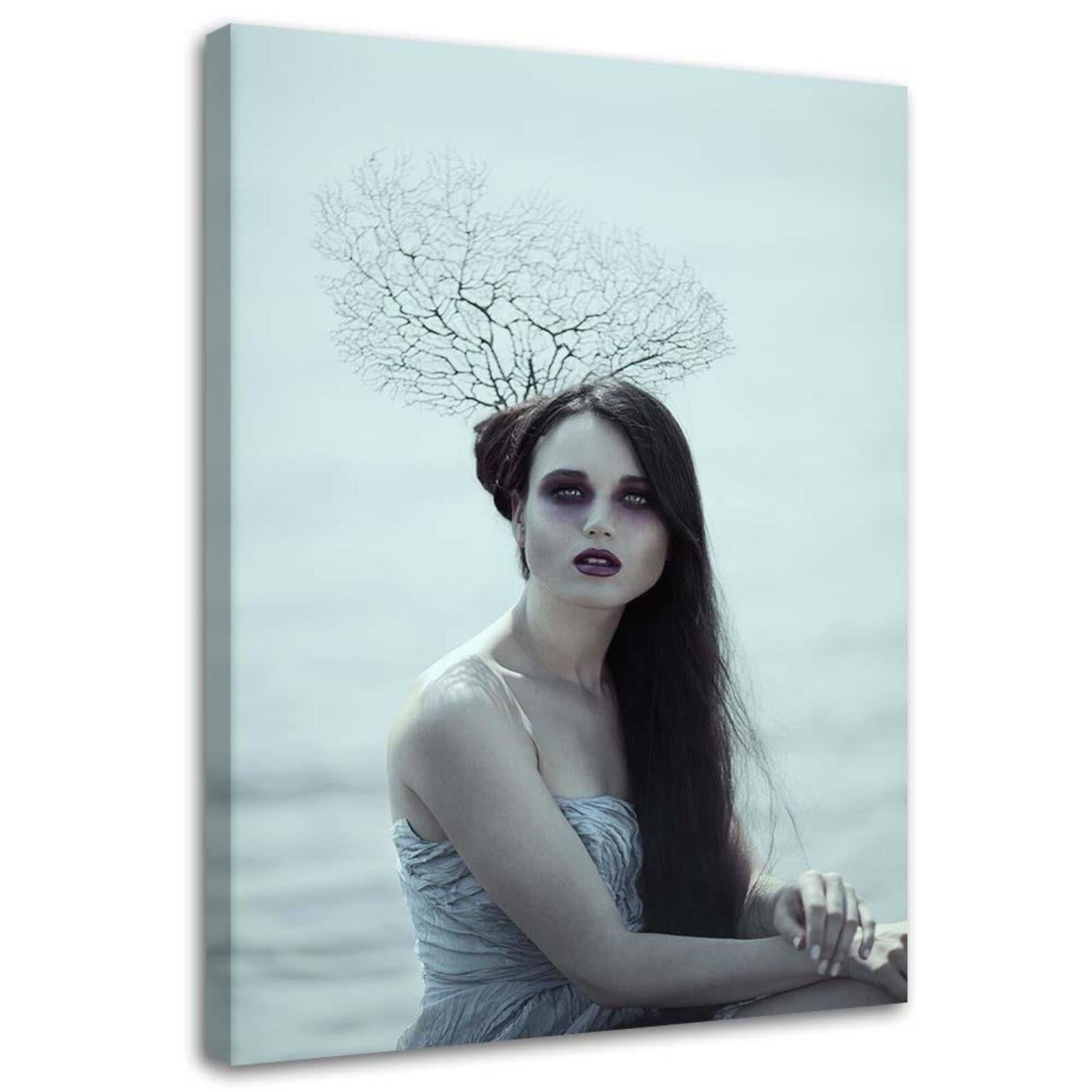 Tableau un portrait abstrait - 50 x 70 cm | Leroy Merlin