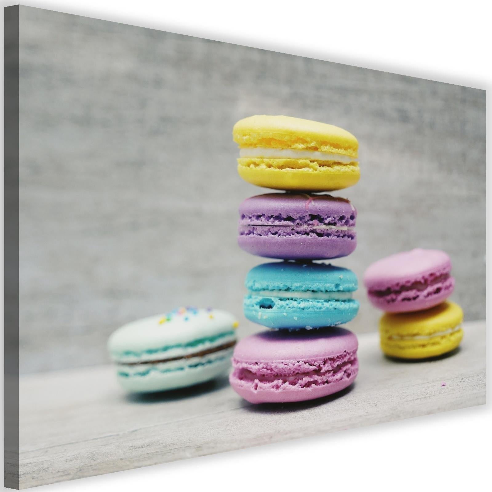 Tableau macaron coloré - 120 x 80 cm | Leroy Merlin