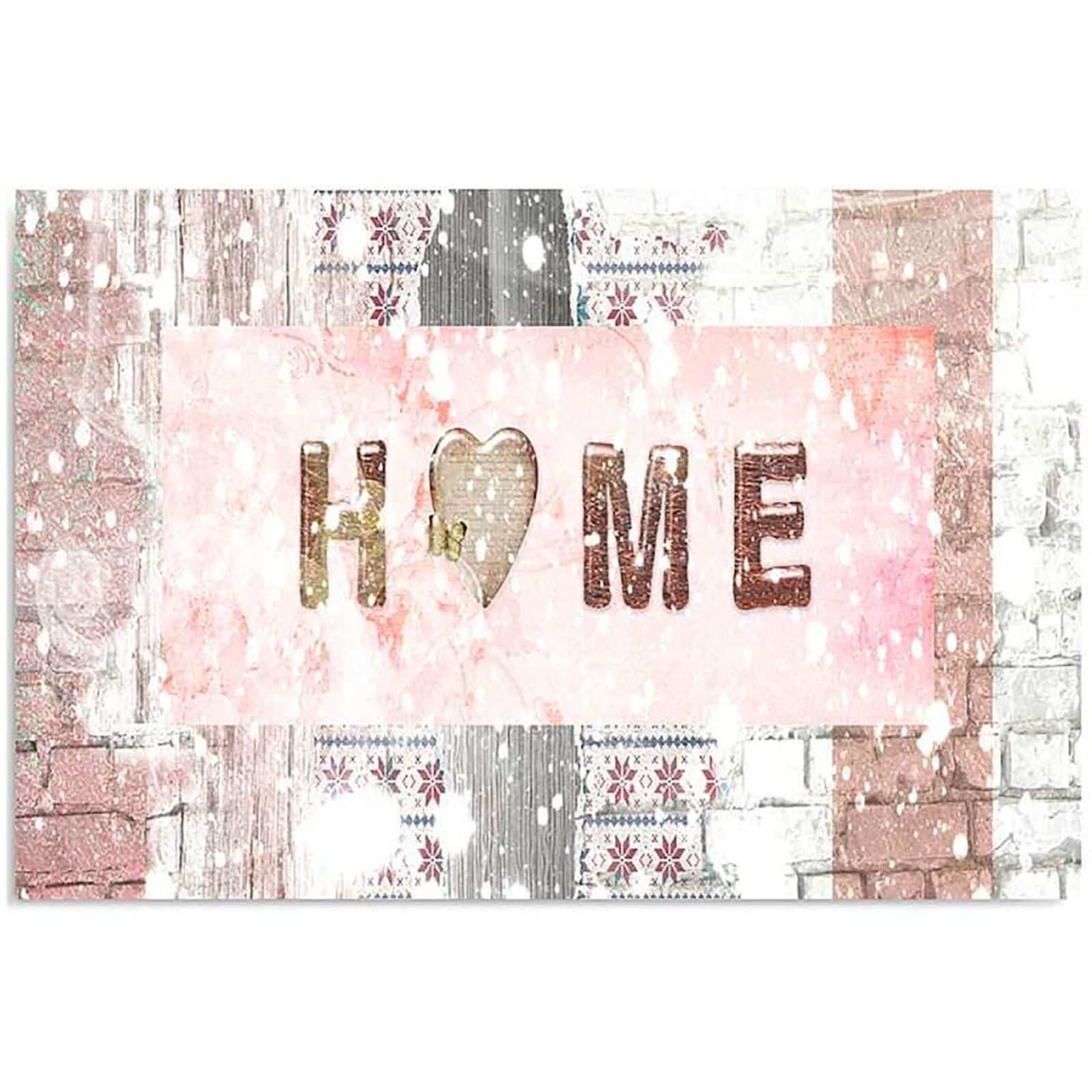 Tableau bois accueil d'inscription de neige - 100 x 70 cm | Leroy Merlin