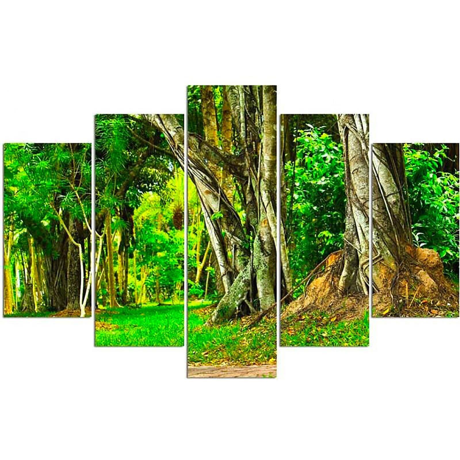 Tableau les arbres dans le parc - 200 x 100 cm | Leroy Merlin