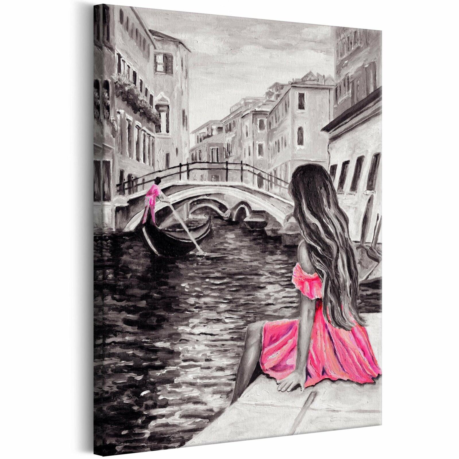 Tableau femme à la verticale de venise - 60 x 90 cm | Leroy Merlin