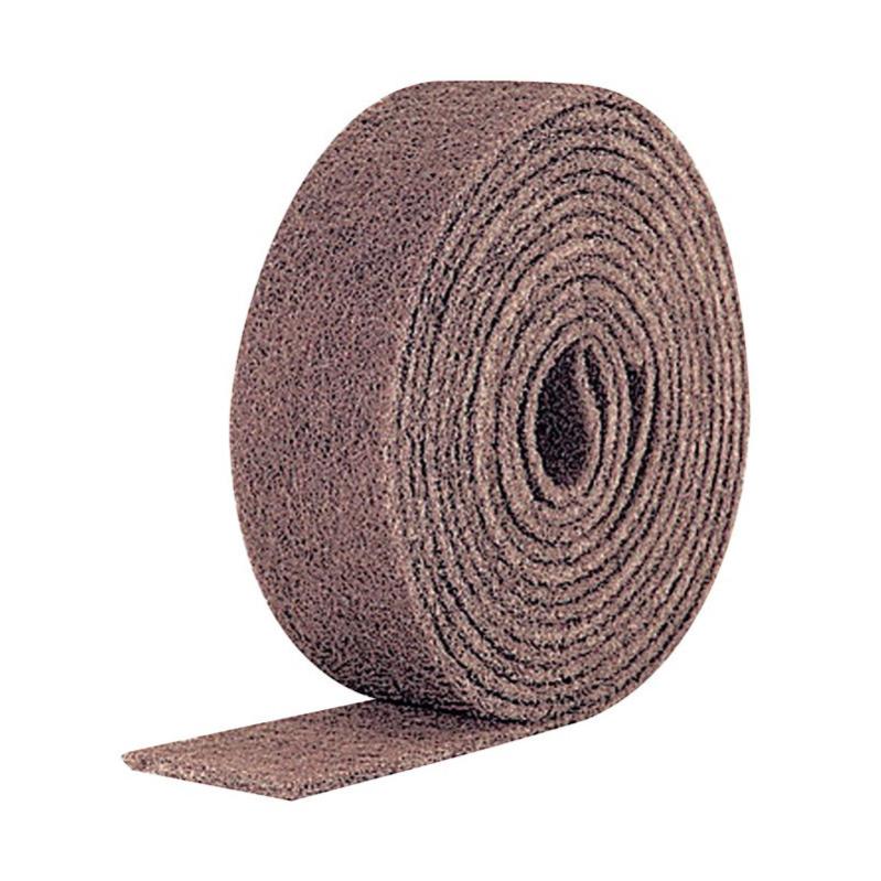 Rouleau abrasif non tissé WR-RL L.10m L.125mm très fin rouge 10m/RL 3M ...