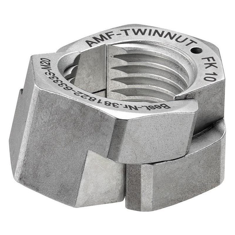 Écrou à serrage rapide TWINNUT sans collerette 6333S-M8 AMF | Leroy Merlin