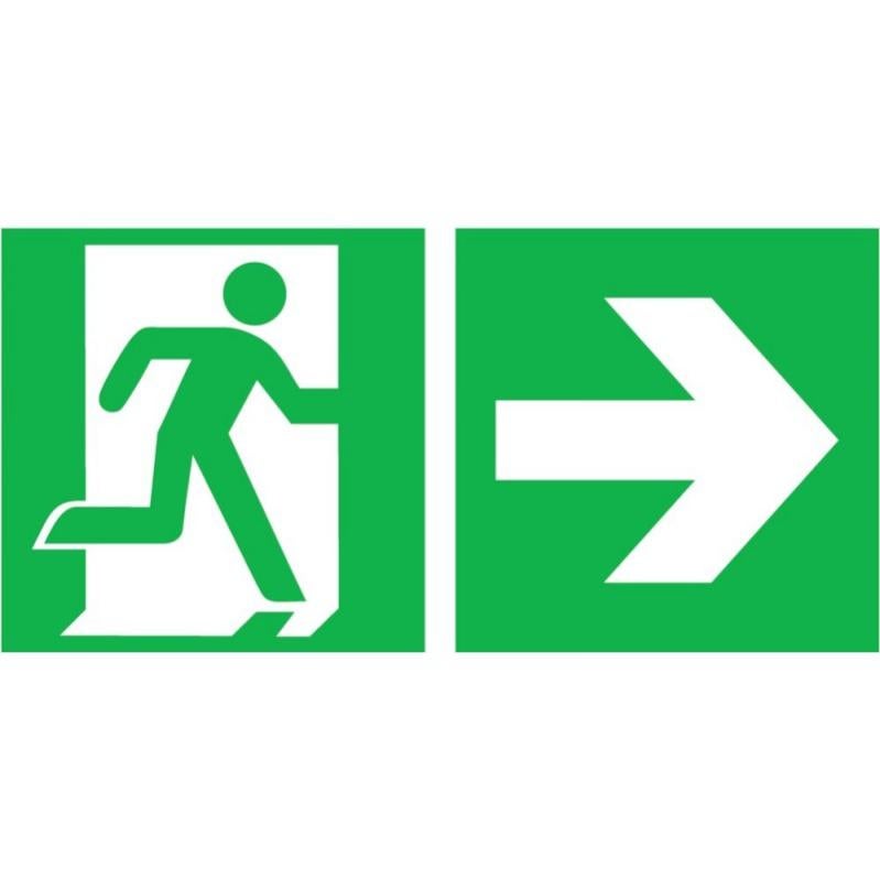 Panneau d'urgence 300x150mm Film . | Leroy Merlin