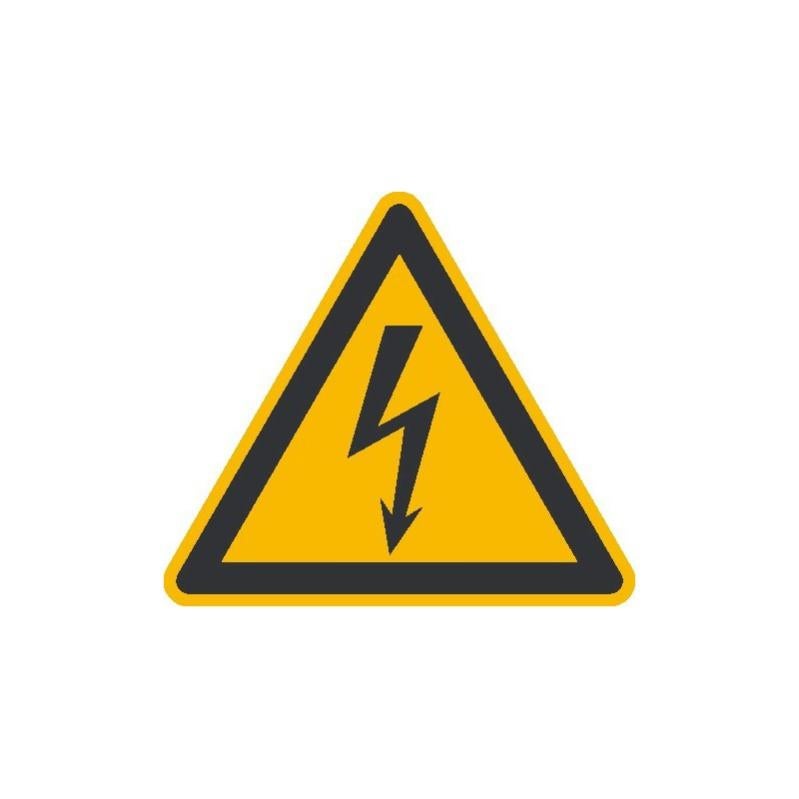 Panneau d'avertissement Alu 200 mm Avertissement > | Leroy Merlin