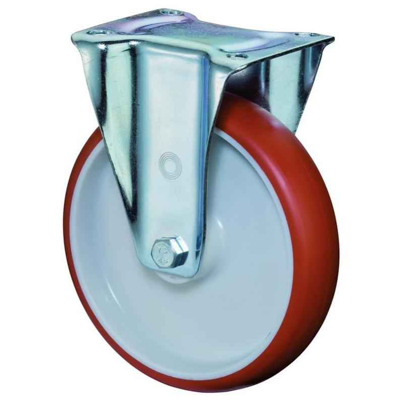 Roue rouge 100 mm 125 KG | Leroy Merlin