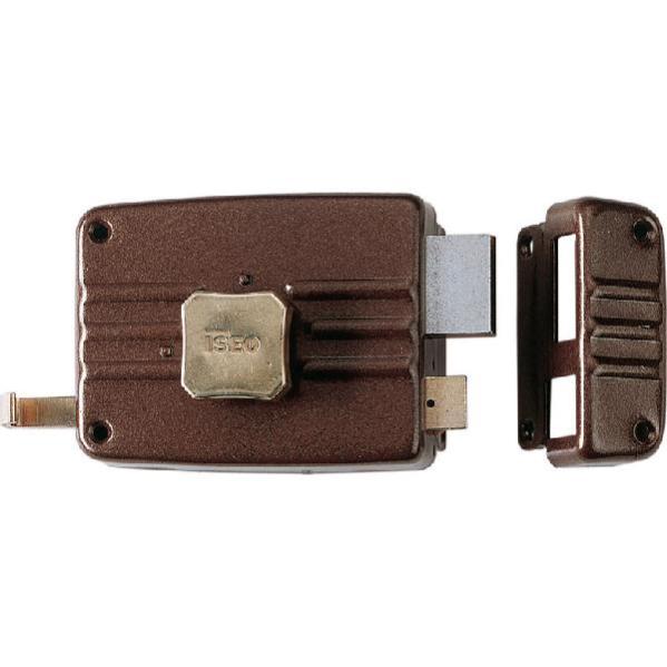 Iseo Serratura Porta Legno da Applicare Entrata 60 mm Dx + 3 Ch ...