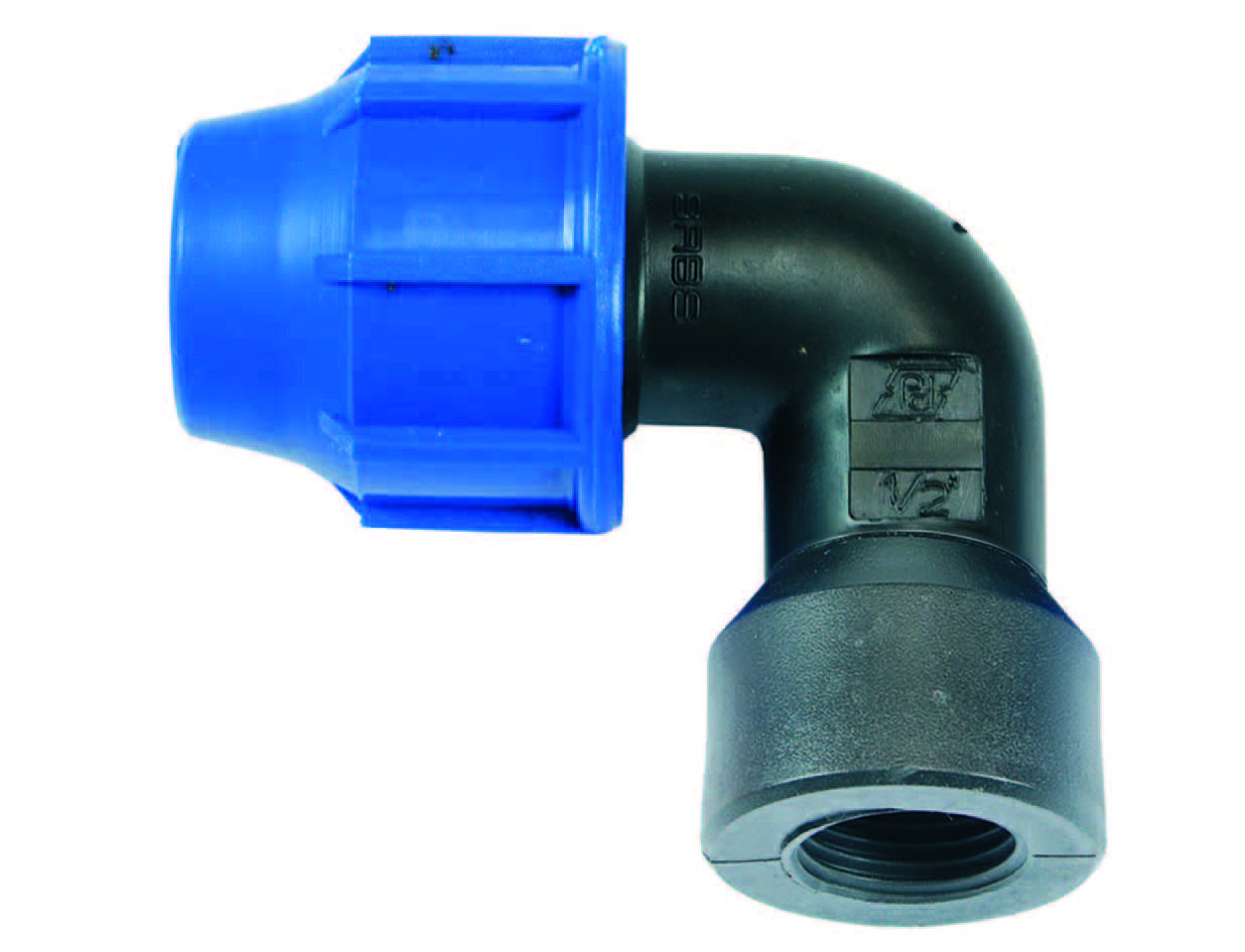 Raccordo a compressione gomito 90° femmina pn16 - ø mm-63x2 | Leroy Merlin