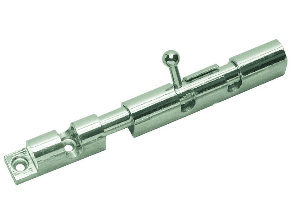 Catenaccio a cannone in ottone nichelato con incontro - mm.80 | Leroy ...