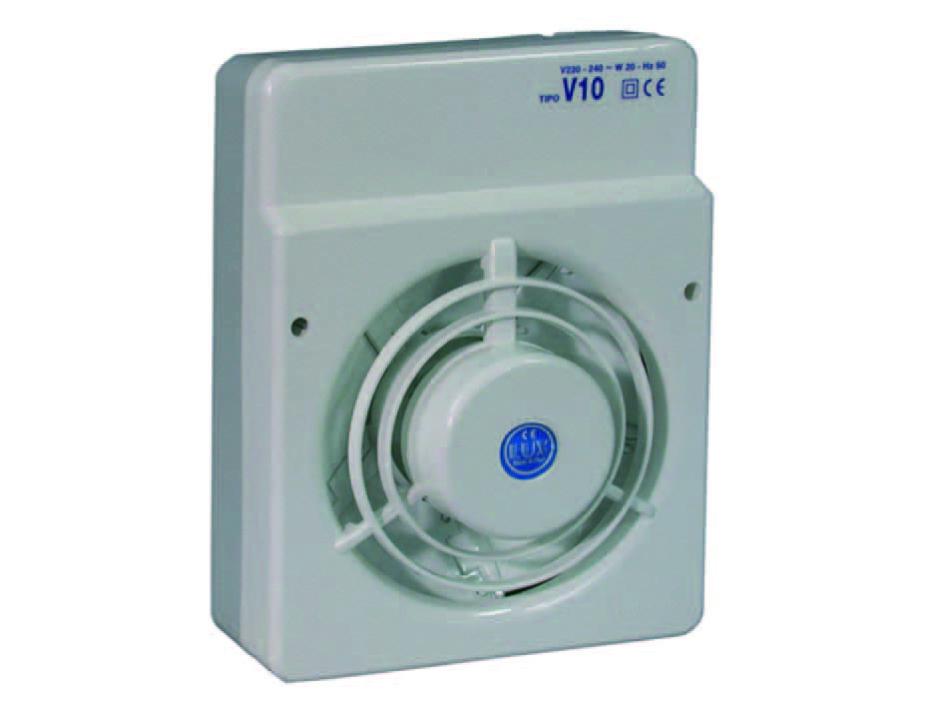 Aspiratore elettrico da parete centrifugo automatico 20w - ø mm.100 di ...