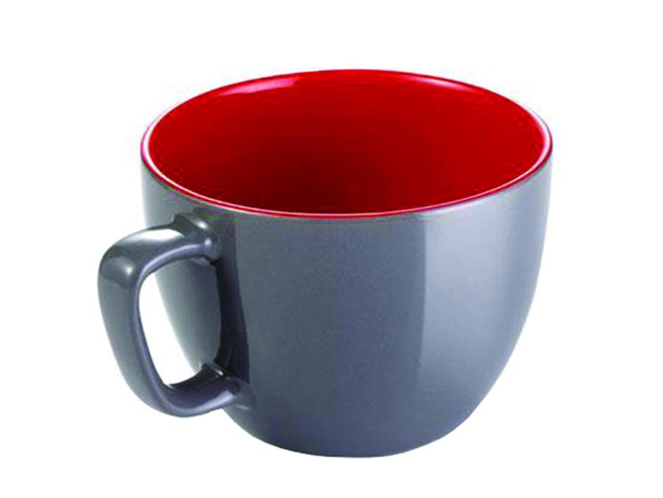 Tazza jumbo crema shine grigia ml.600 - ø cm.11x8,5h. | Leroy Merlin