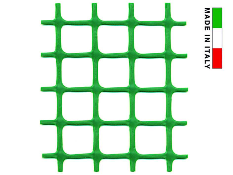 Rete in plastica quadra verde mm.20x20 - maglia mm.20x20, altezza cm ...
