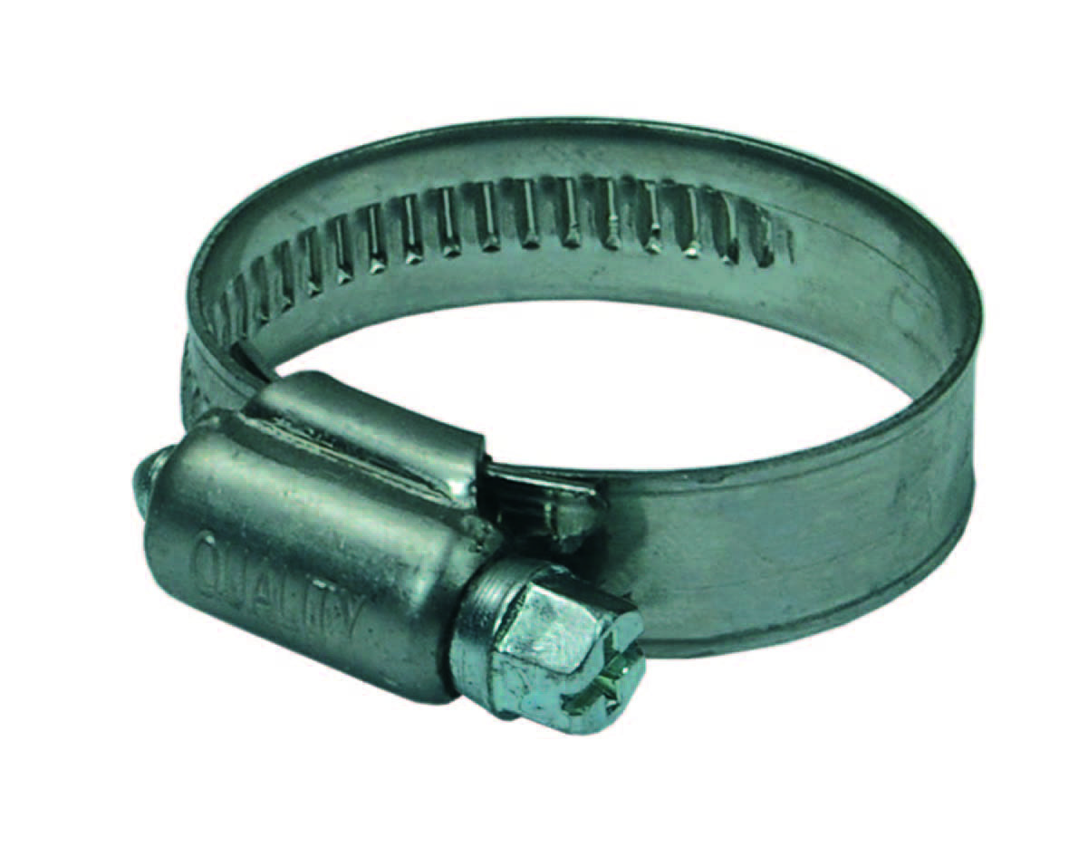 Fascetta stringitubo in acciaio inox aisi 430 mm.12,7 - ø mm.32/50 ...