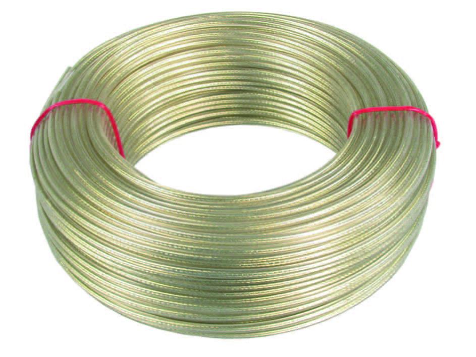 Cavetto acciaio ottanato rivestito in pvc trasparente - ø mm.6 in ...