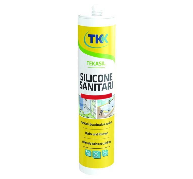 Silicone acetico sanitari tekasil sanitar acetat - ml.280 bianco | Leroy Merlin
