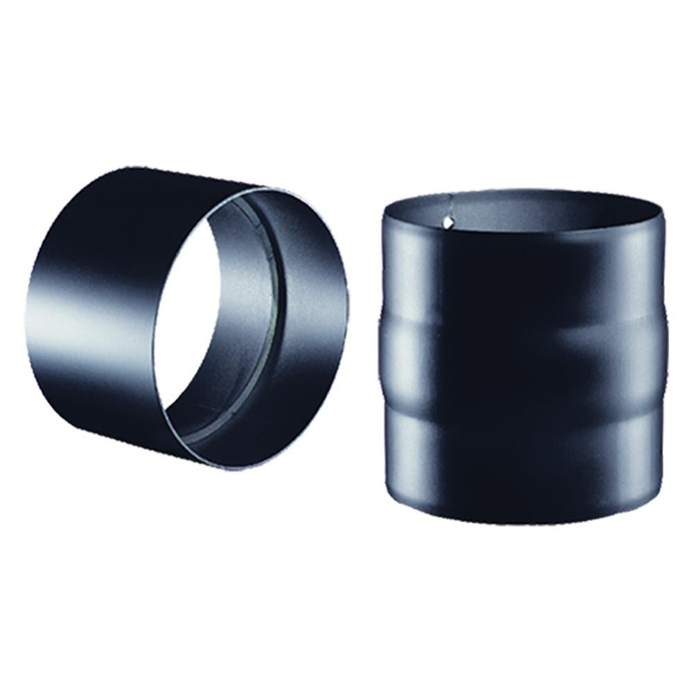 Manicotto in acciaio nero ø cm 12 f/f - sp.2 mm (legna) | Leroy Merlin