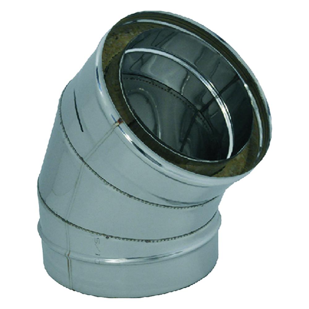 Gomito doppia parete a 45° ø cm 8/13 | Leroy Merlin