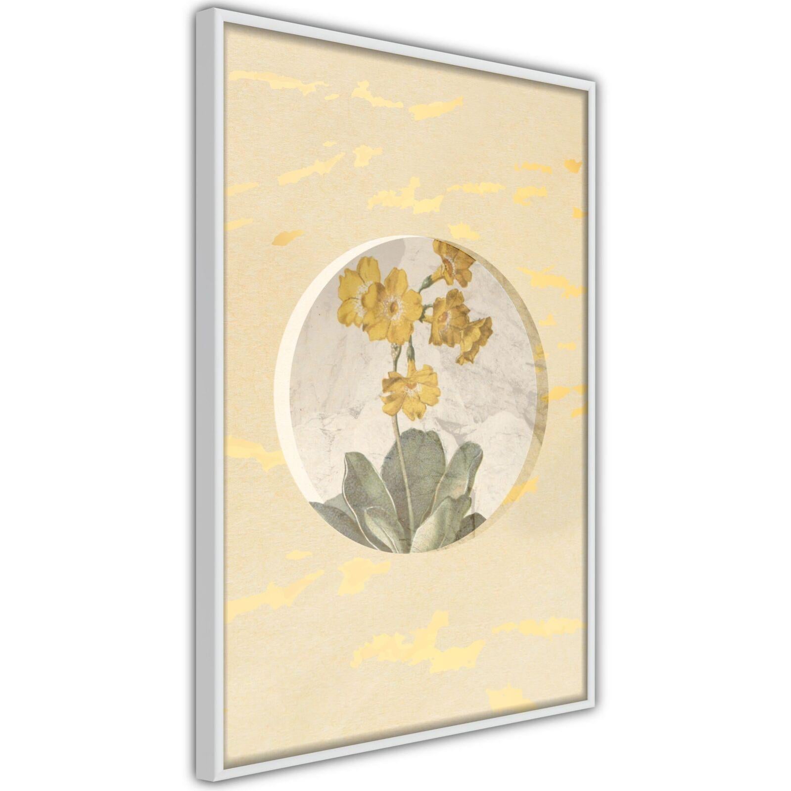 Tableau cadre Fleurs et marbre - 20 x 30 cm | Leroy Merlin