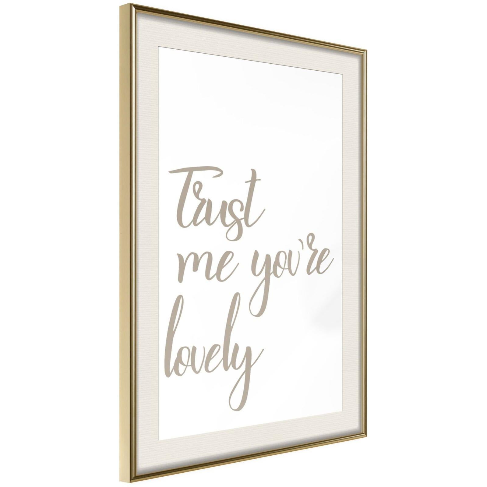 Tableau cadre Compliment - 40 x 60 cm | Leroy Merlin