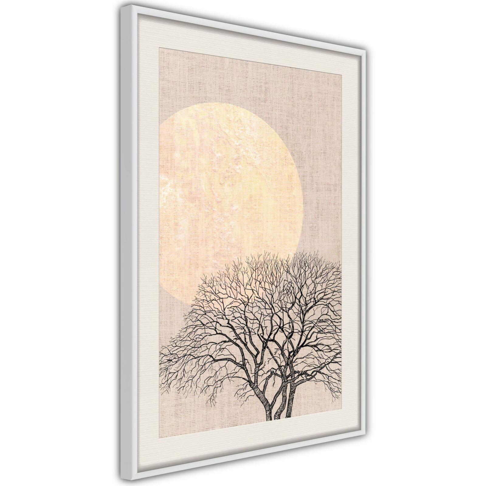 Tableau cadre Arbre le matin - 30 x 45 cm | Leroy Merlin