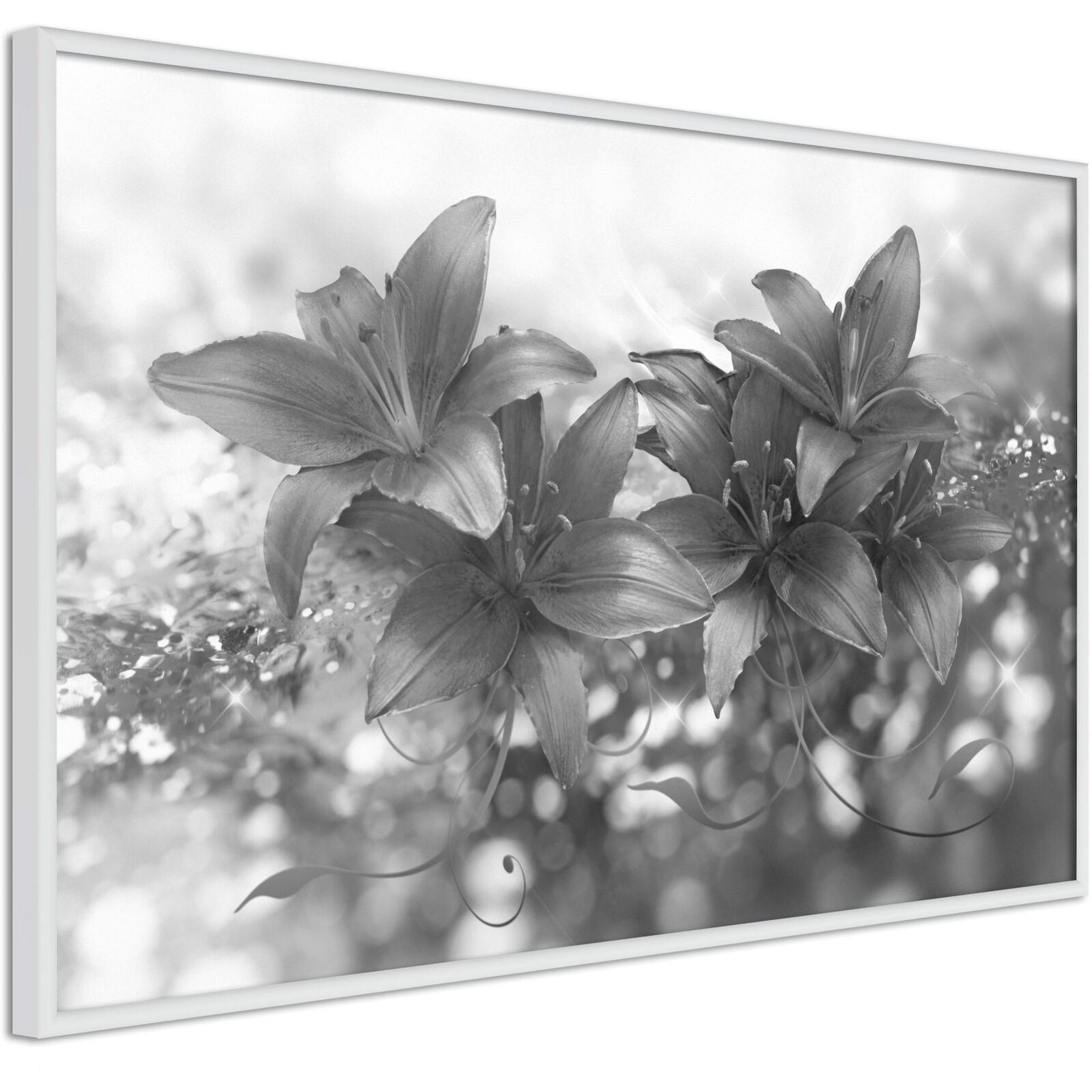 Tableau cadre Lys sombres - 30 x 20 cm | Leroy Merlin