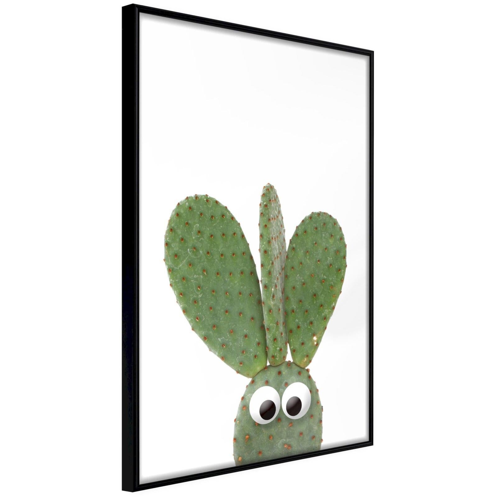 Tableau cadre Cactus drôle III - 30 x 45 cm | Leroy Merlin
