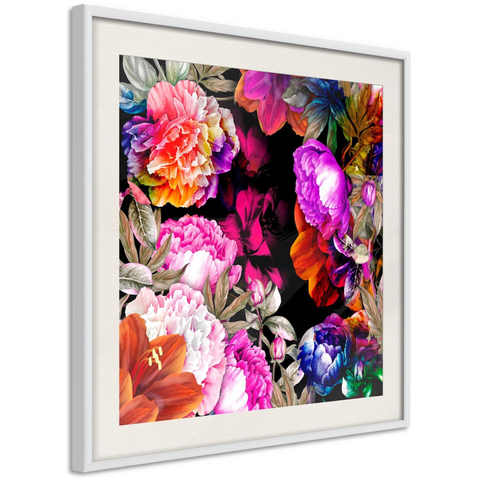 Tableau cadre Sonate de fleur - 20 x 20 cm | Leroy Merlin