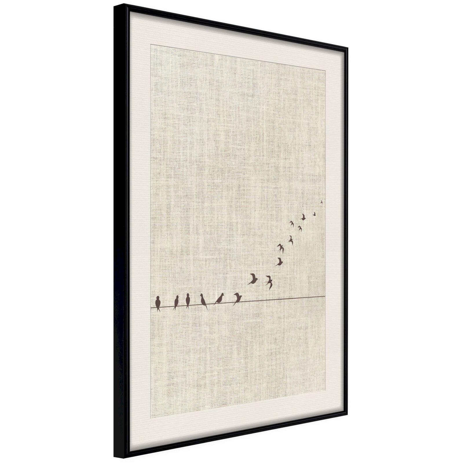 Tableau cadre Apprendre à voler - 40 x 60 cm | Leroy Merlin