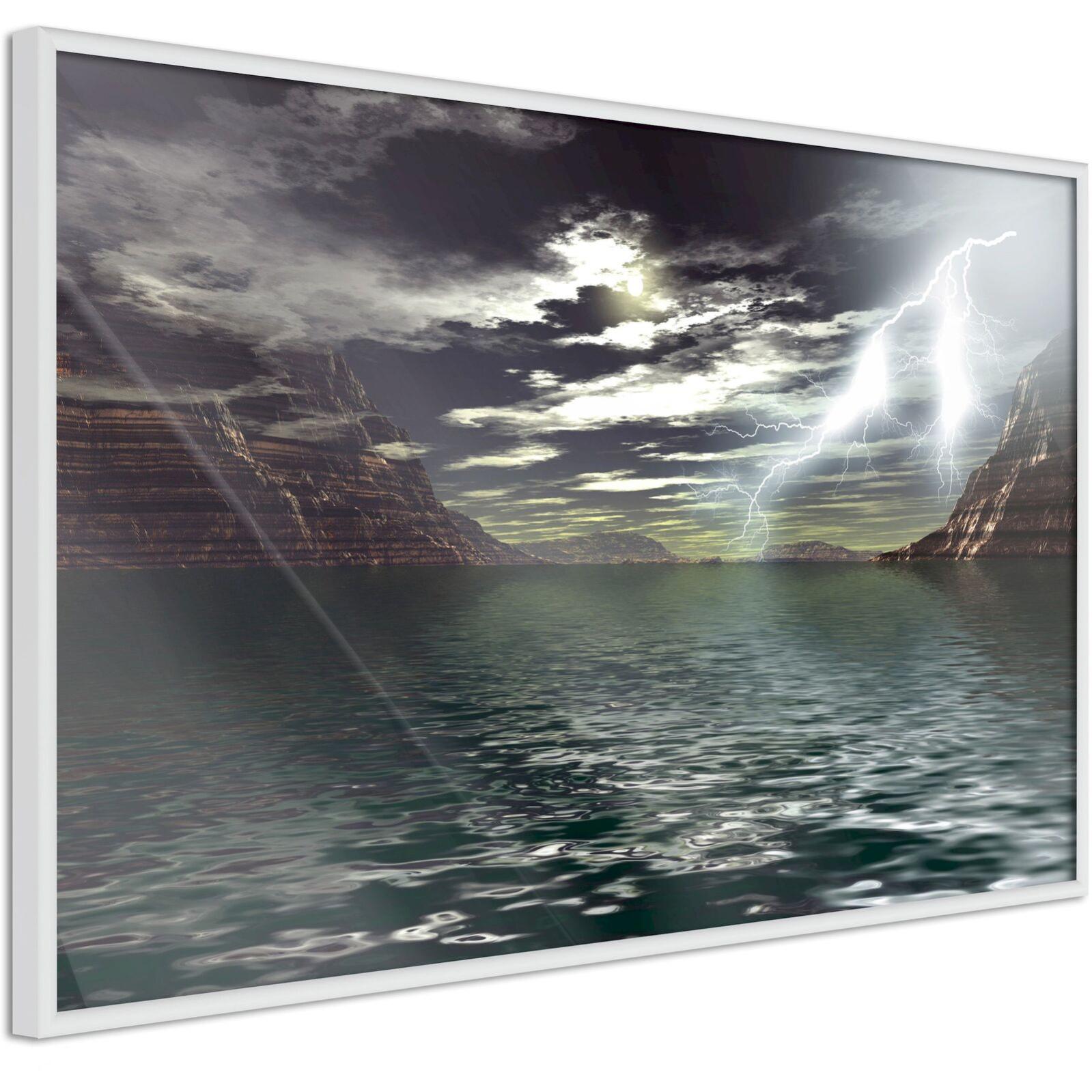 Tableau cadre Tempête sur le canyon - 45 x 30 cm | Leroy Merlin