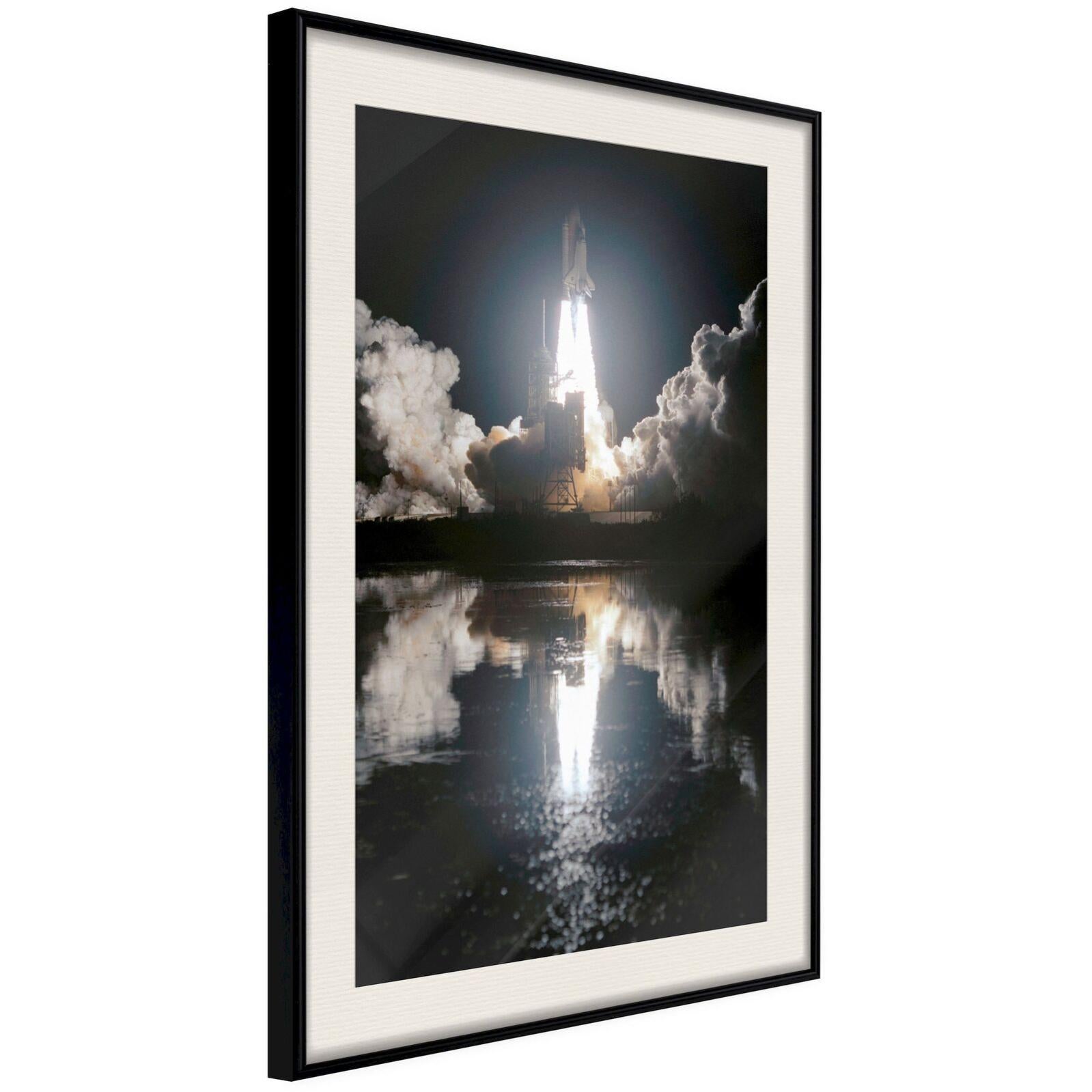 Tableau cadre Dans l'inconnu - 20 x 30 cm | Leroy Merlin