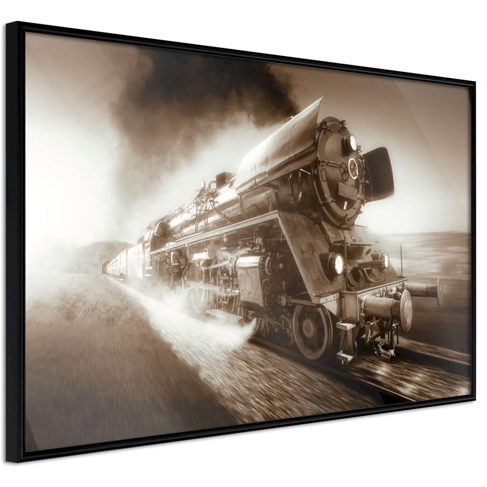 Tableau cadre Vapeur et acier - 60 x 40 cm | Leroy Merlin
