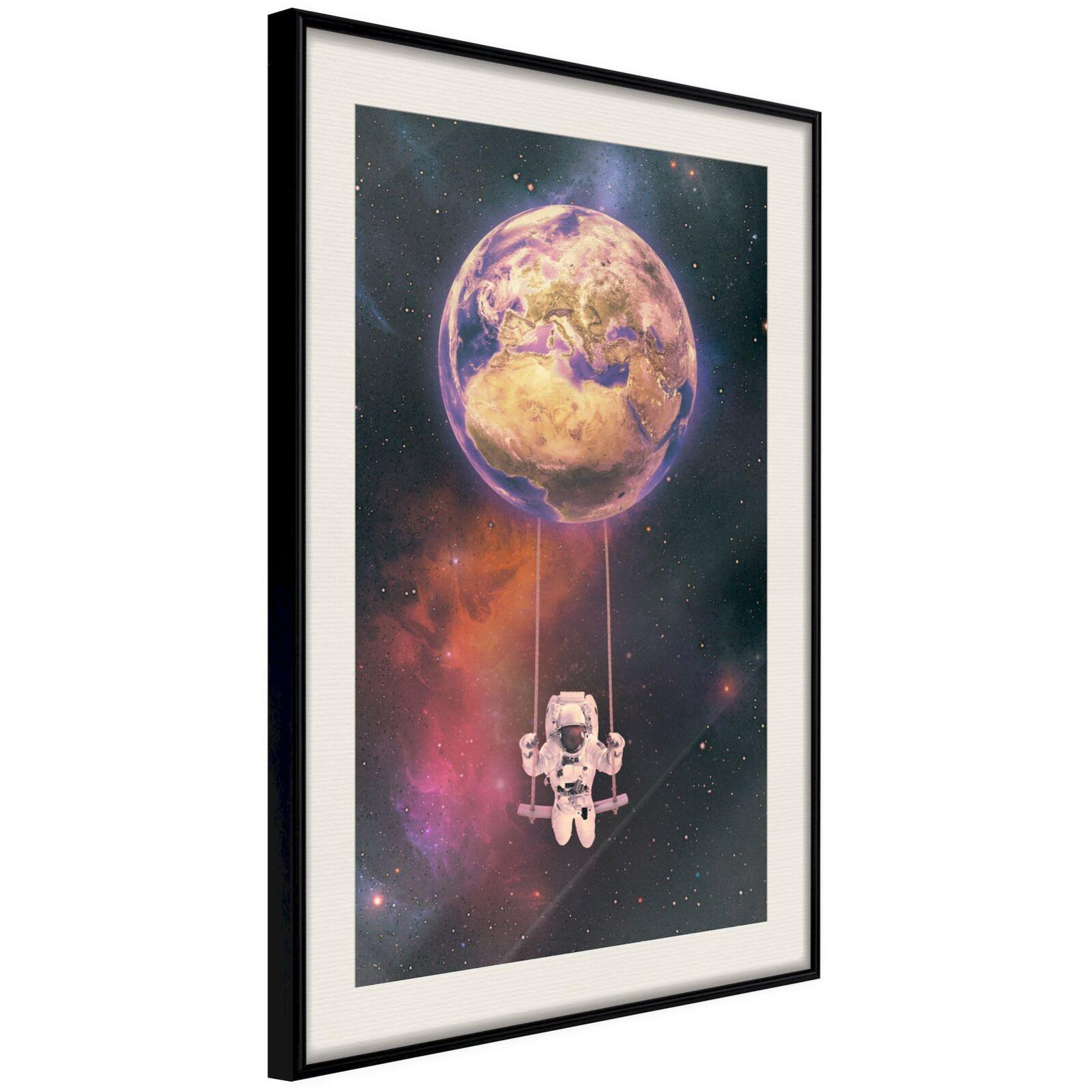 Tableau cadre Le monde entier est une aire de jeux - 20 x 30 cm | Leroy ...