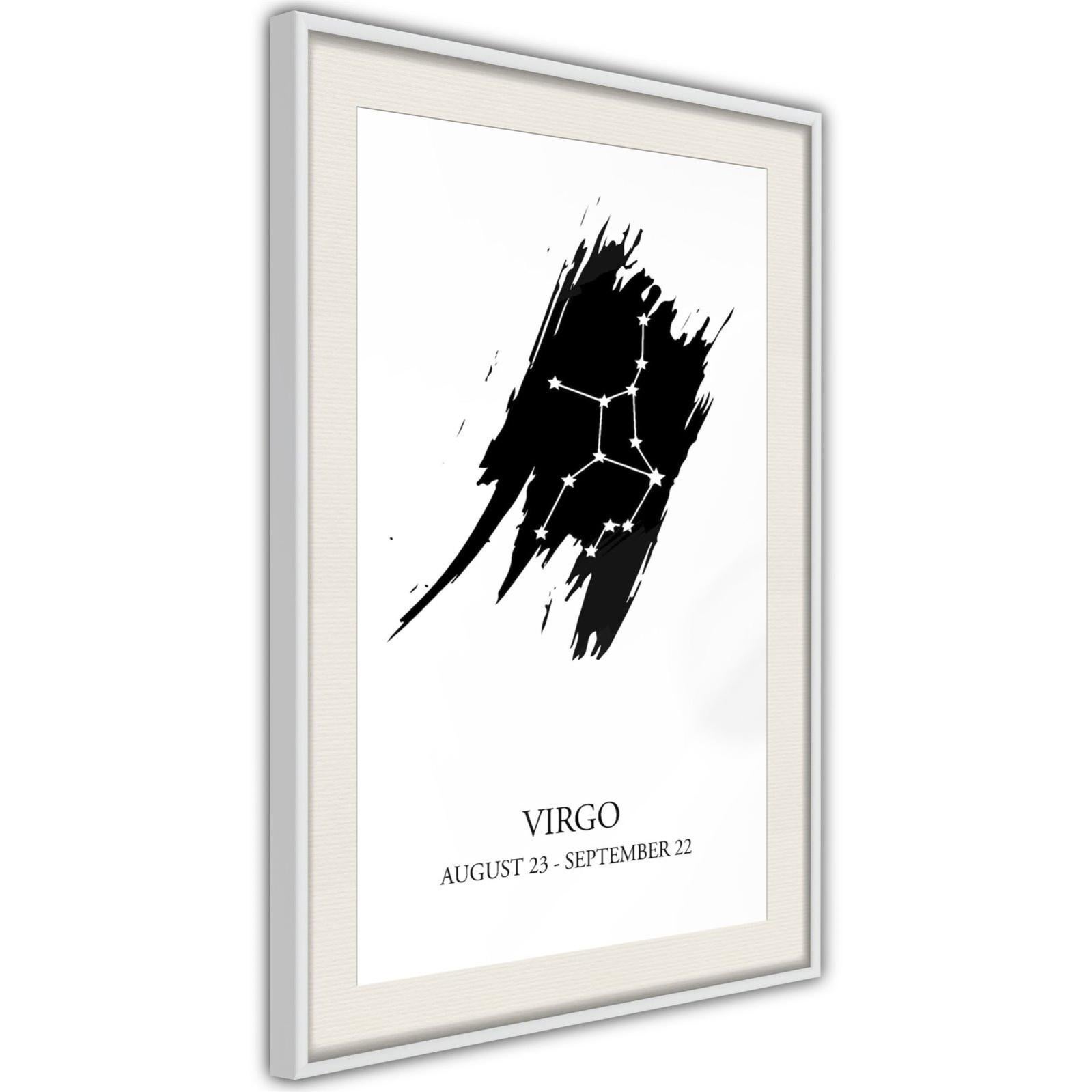 Tableau cadre Zodiaque : Vierge I - 40 x 60 cm | Leroy Merlin