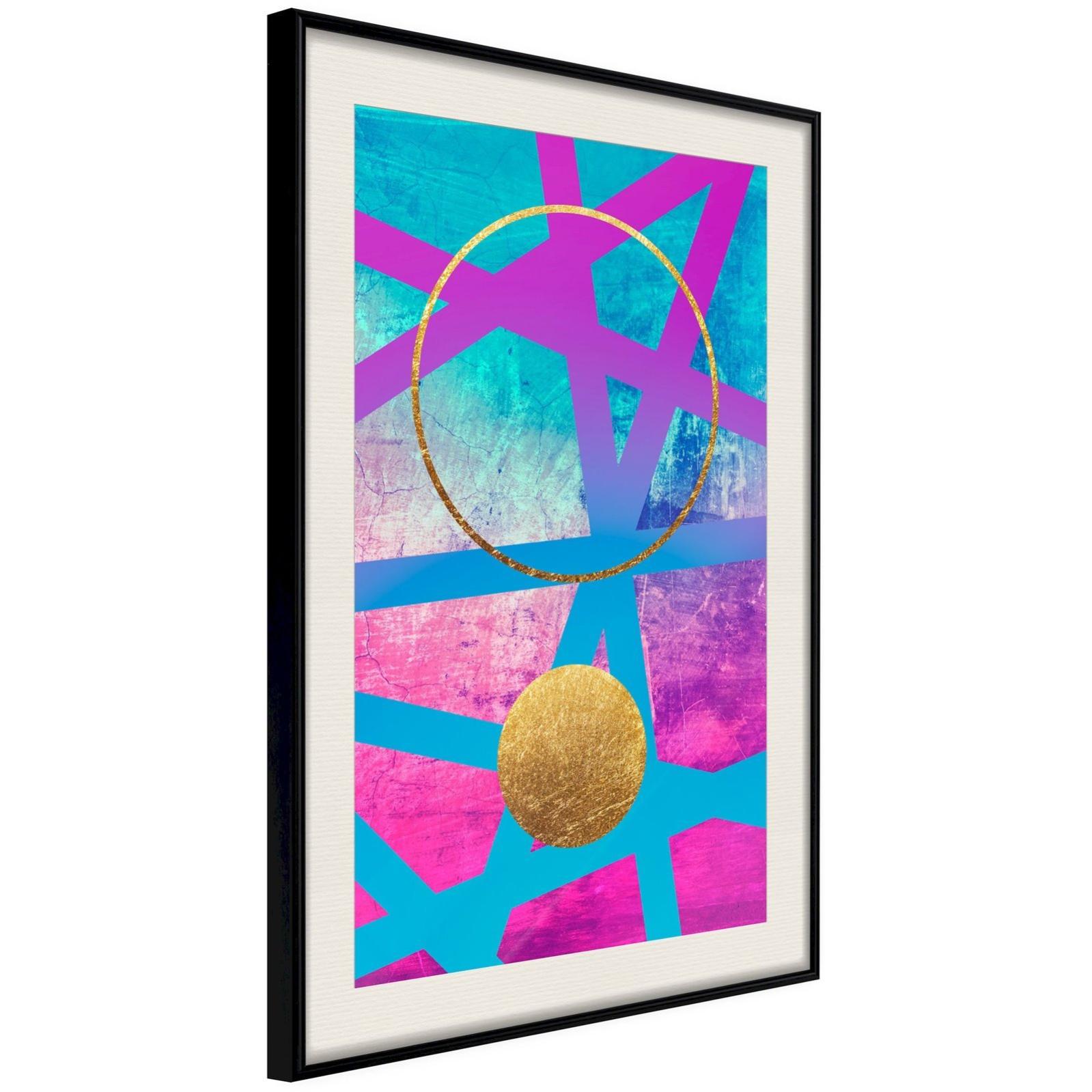 Tableau cadre Points d'intersection - 20 x 30 cm | Leroy Merlin