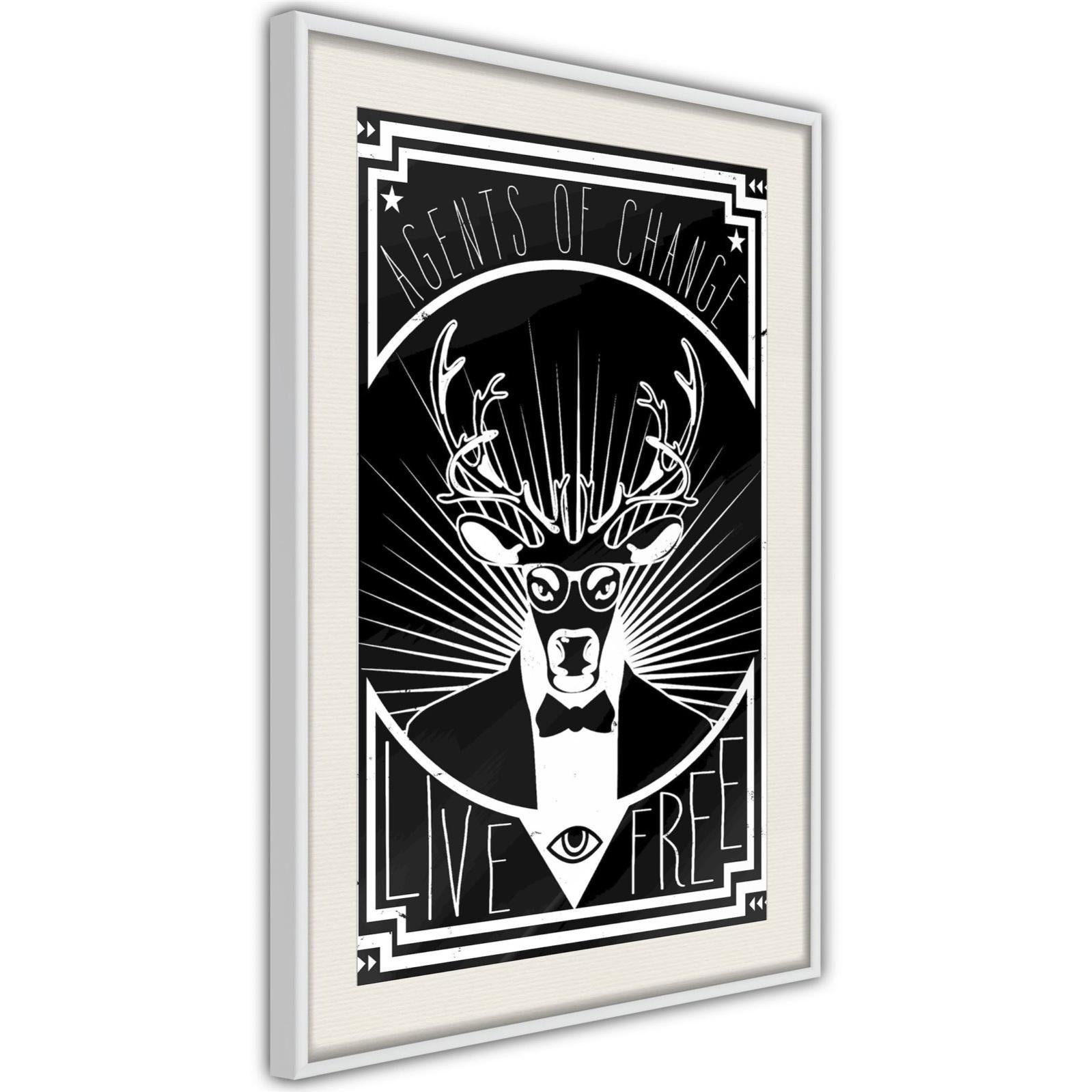Tableau cadre Secret de l'agent - 40 x 60 cm | Leroy Merlin