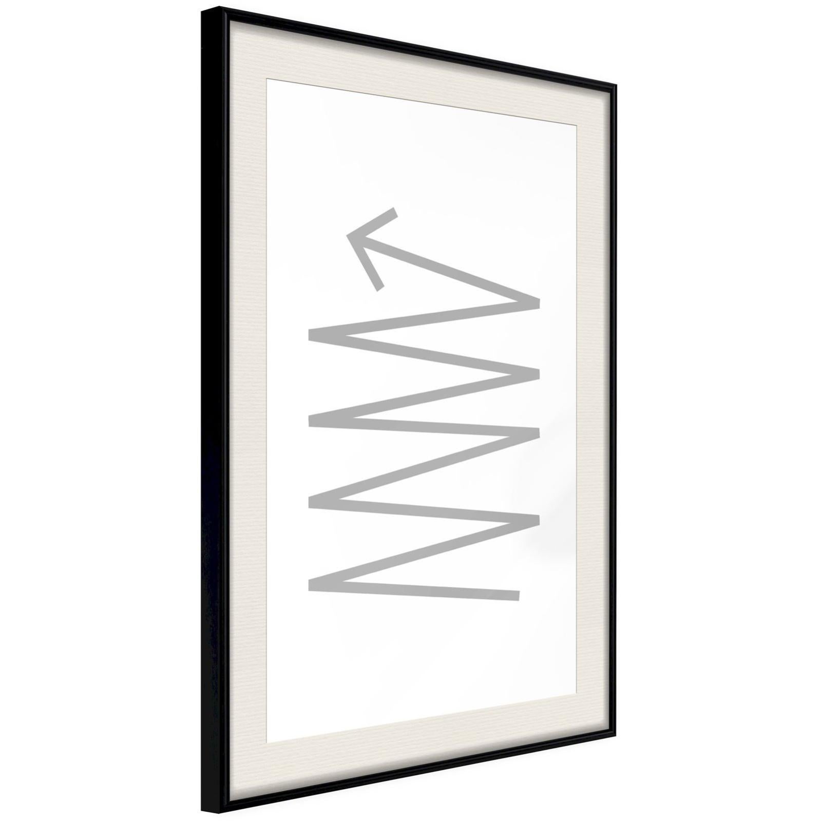 Tableau cadre Changements de direction - 40 x 60 cm | Leroy Merlin