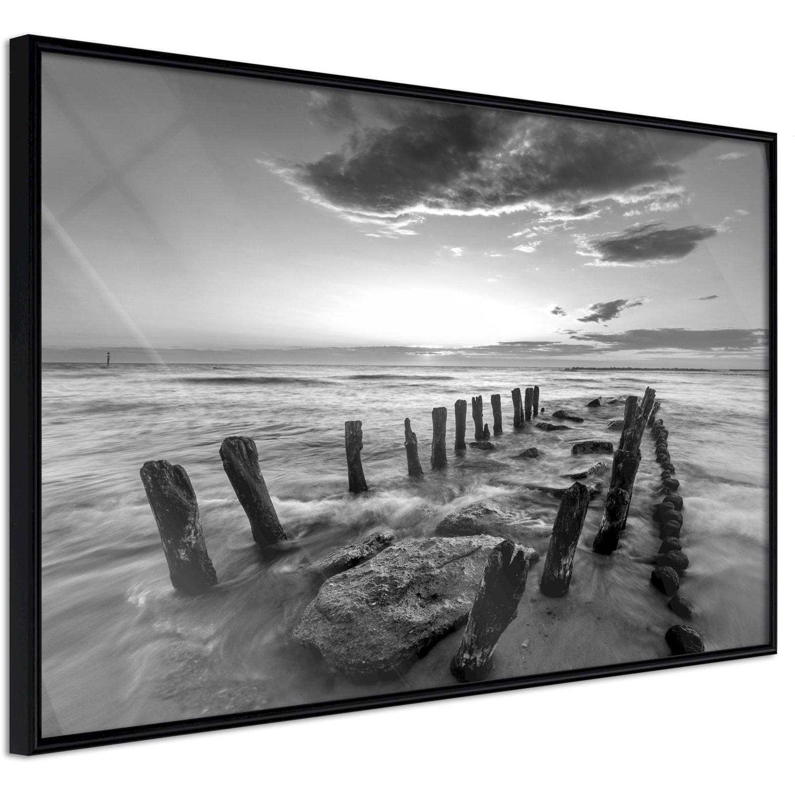 Tableau cadre Ancienne eau de brise - 90 x 60 cm | Leroy Merlin