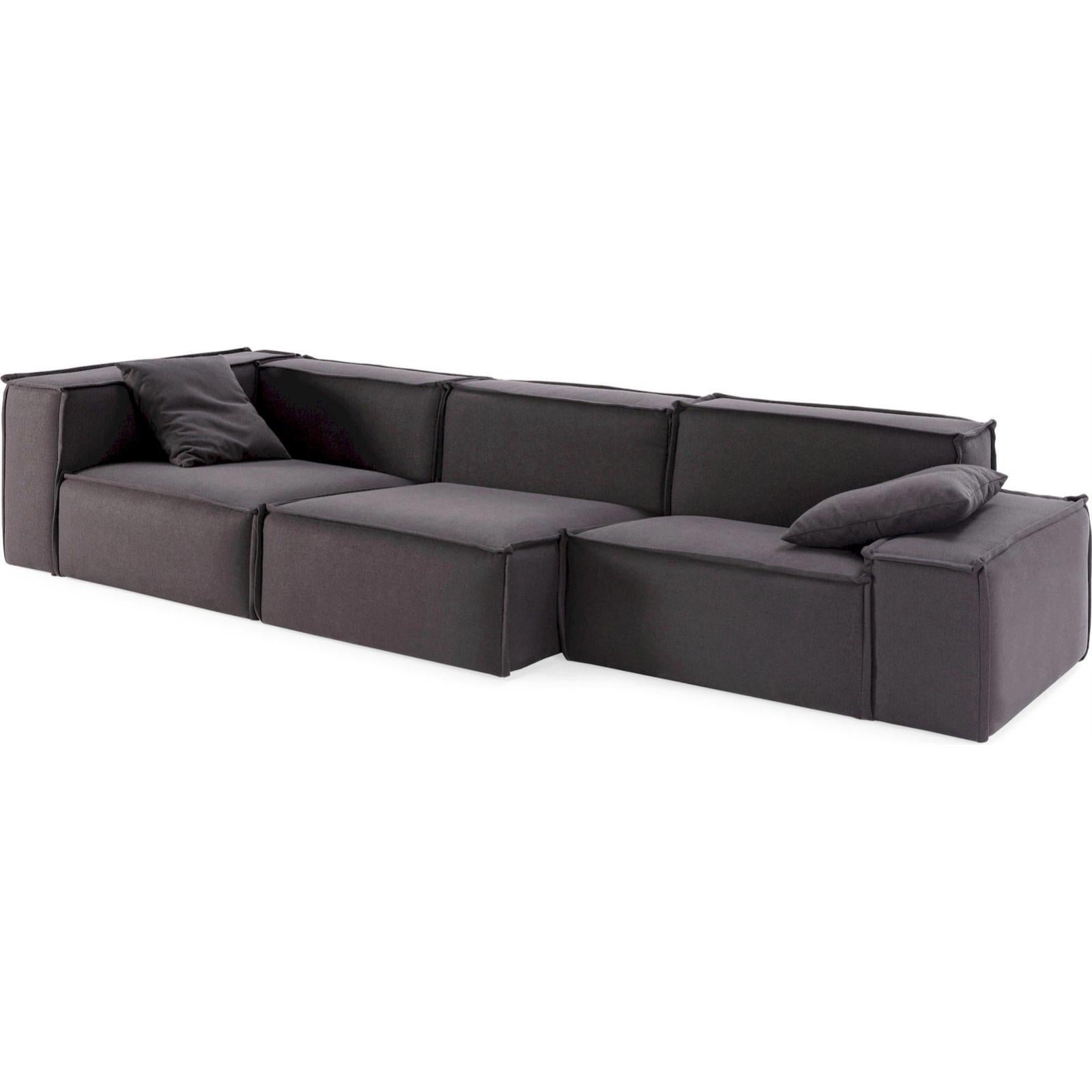 Sofa Tissu Tissu gris | Leroy Merlin
