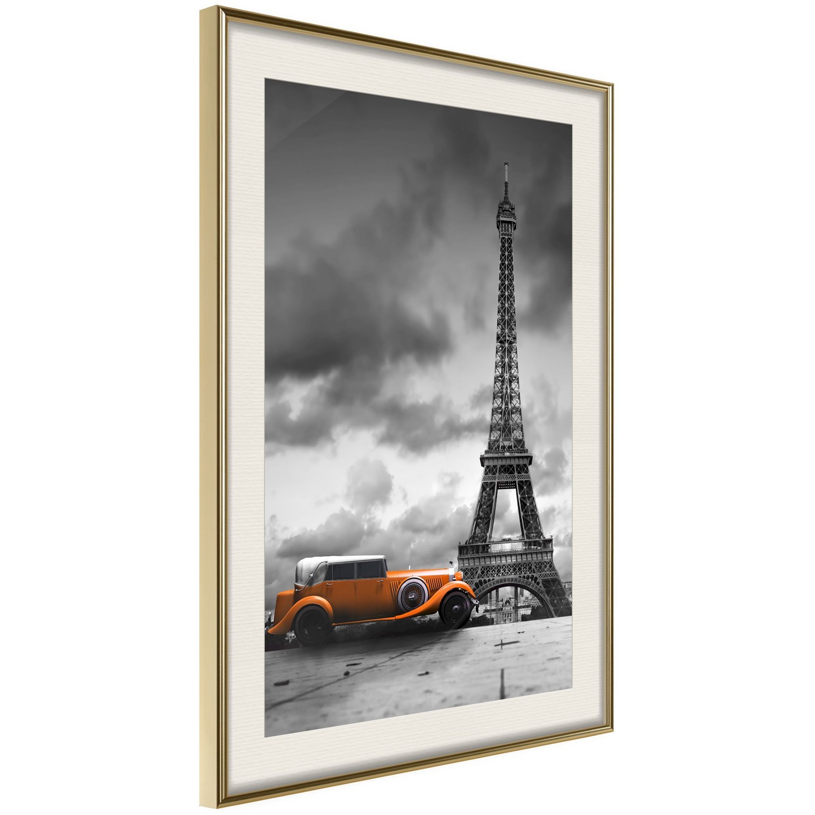 Tableau cadre Sous la tour Eiffel - 20 x 30 cm | Leroy Merlin