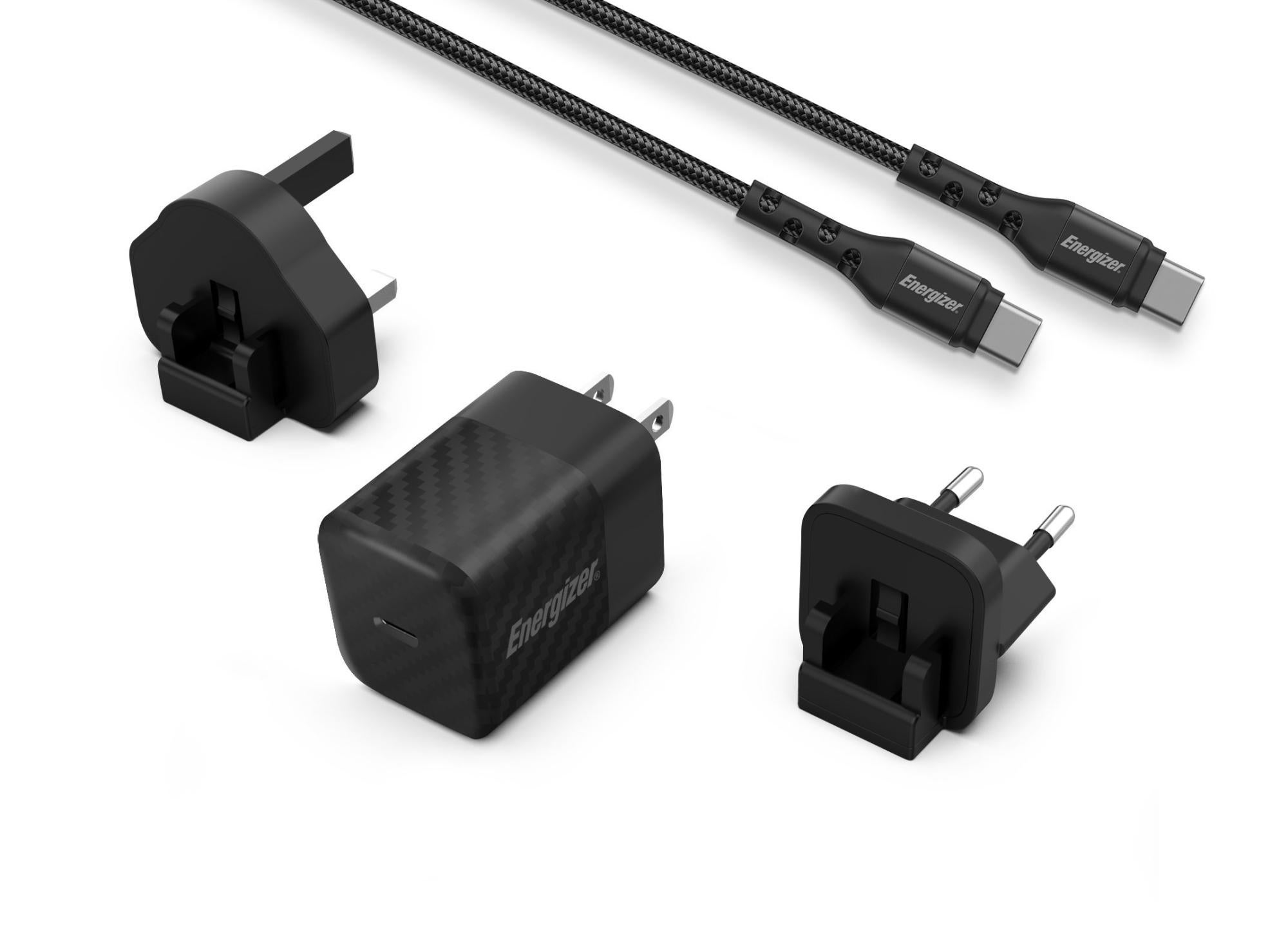 Pack Chargeur Secteur 20W Power Delivery + Câble 1m USB-C + 3 ...