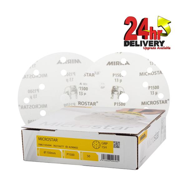 MIRKA DISCS MICROSTAR P1500 50 PIECES | Leroy Merlin