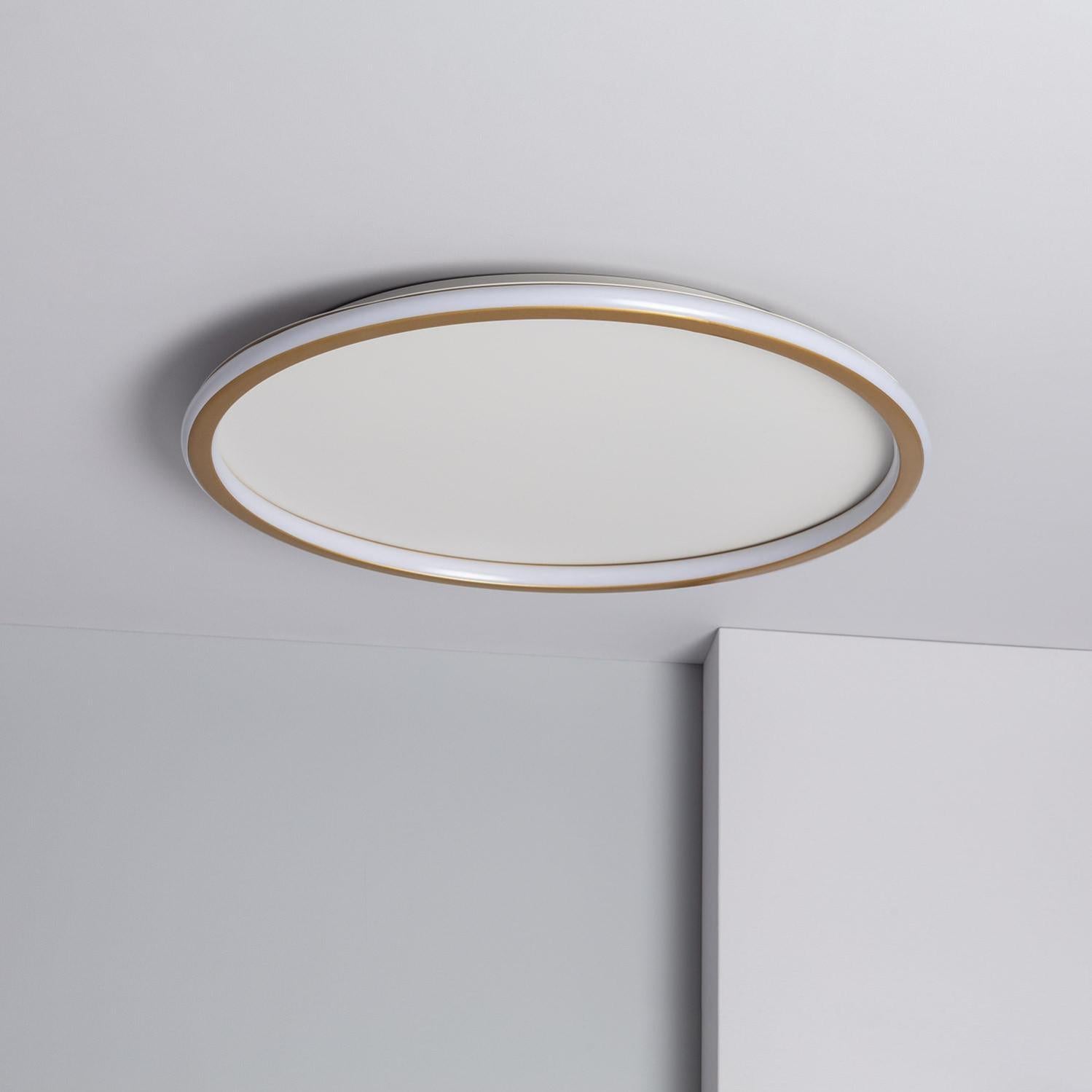 Plafoniera LED tonda in metallo Ø600 mm (caldo-neutro-freddo) 36W ...