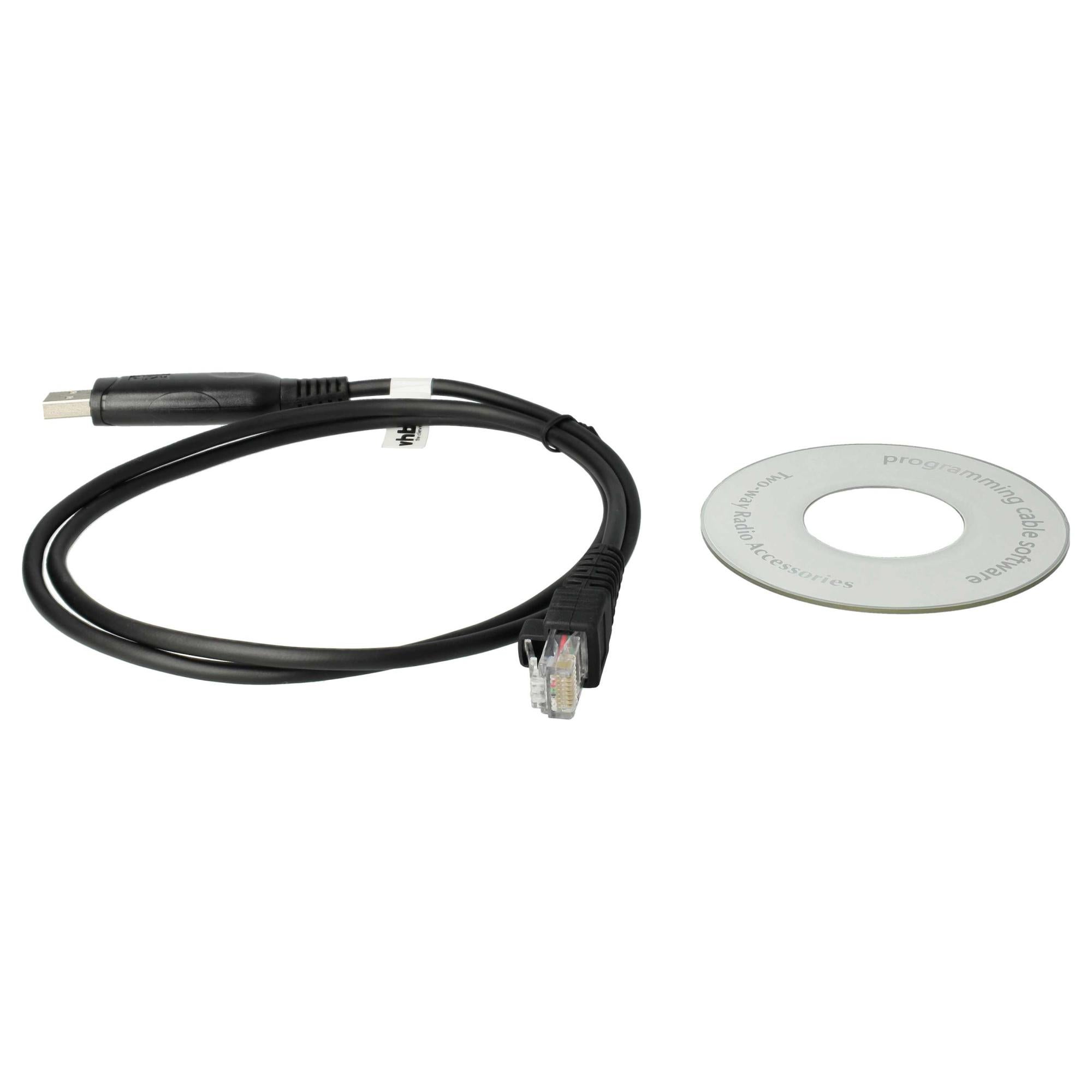 Vhbw Câble USB de programmation compatible avec Motorola MCX1200 ...