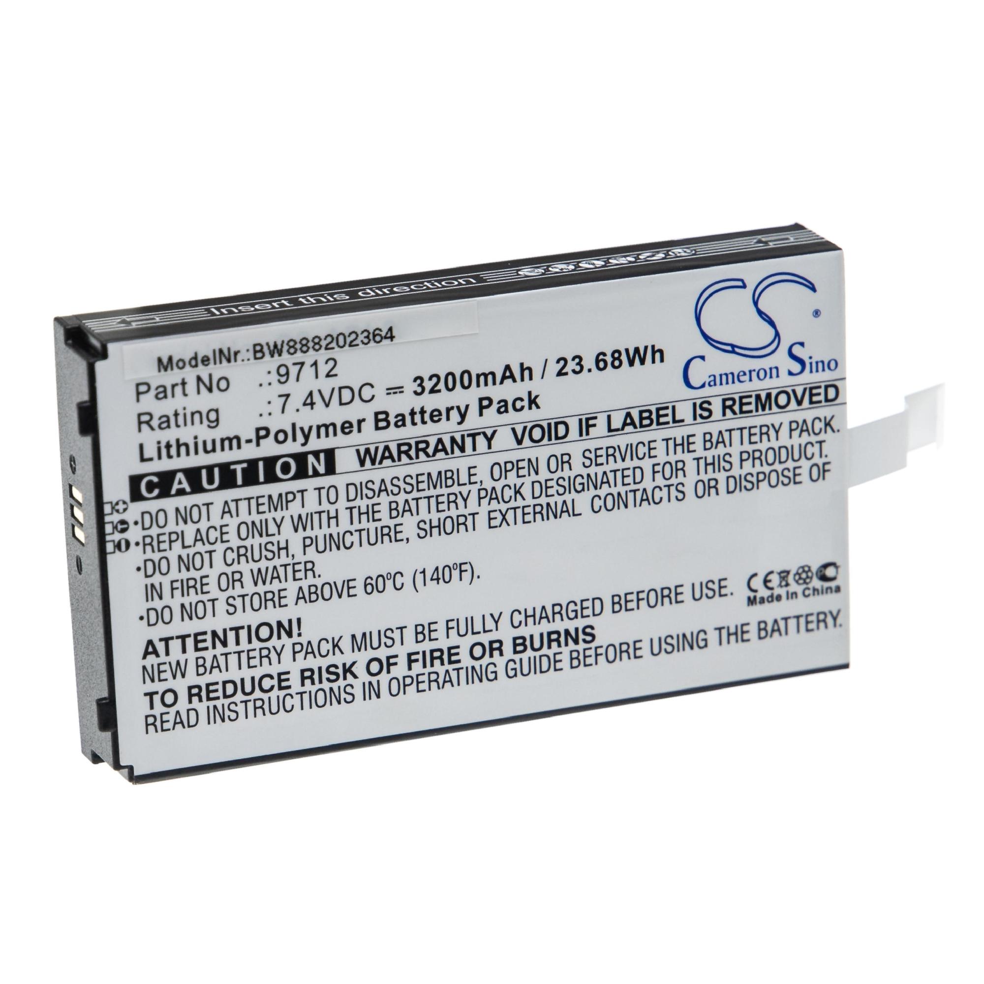 Vhbw Batterie compatible avec Additel 22XA, ADT 220, ADT 221A, ADT 222A ...