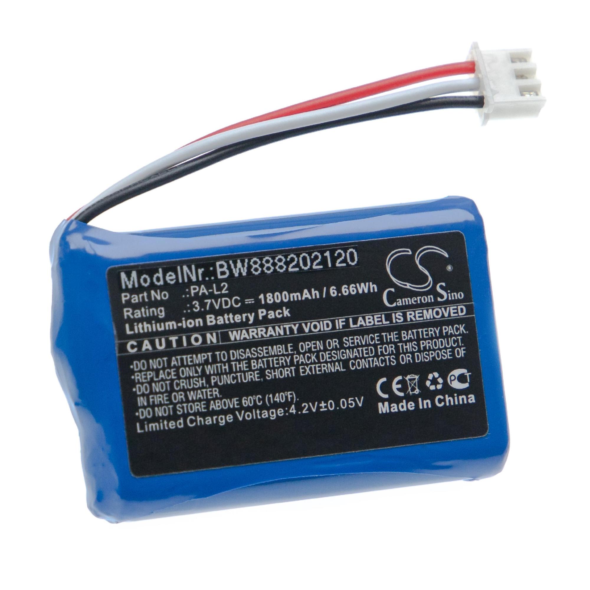 Vhbw Batterie compatible avec Labotect InControl 1050 outil de mesure ...