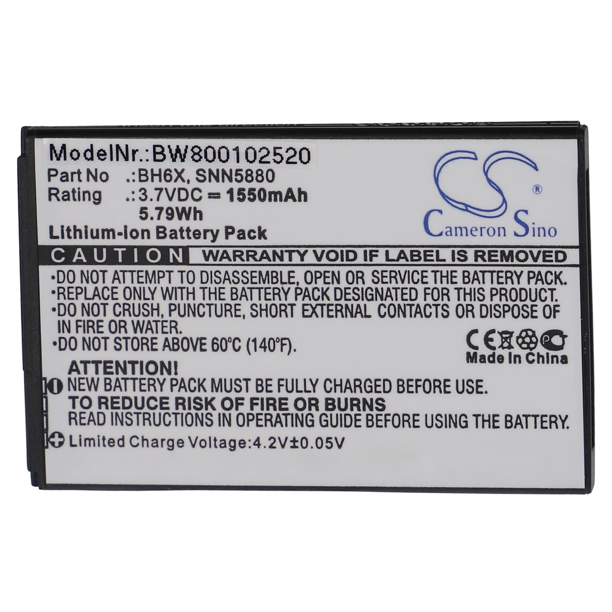 Batterie LI-ION 1550mAh pour MOTOROLA MB860, Atrix 4G, Olympus remplace ...
