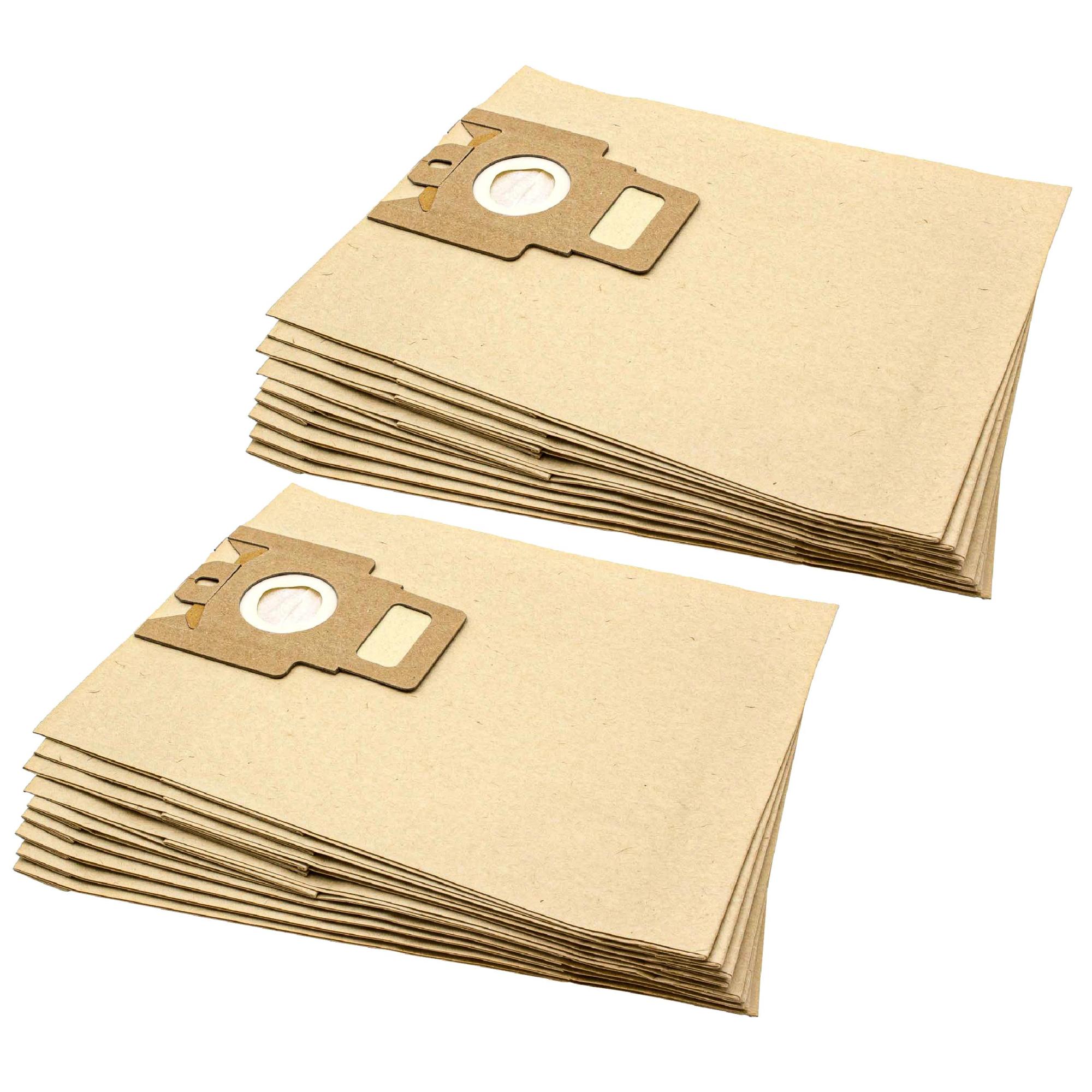 Vhbw 20x Sacs compatible avec Miele Turbo Plus, Power 2300, Power 2500 ...