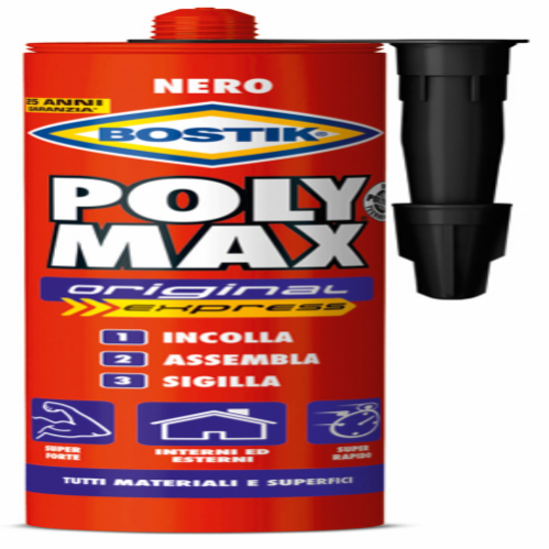 Bostik polymax orig.nero cartuccia gr.425 | Leroy Merlin