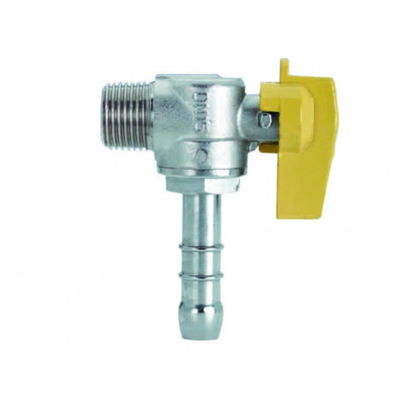 Rubinetto gas maschio 1/2" per metano | Leroy Merlin