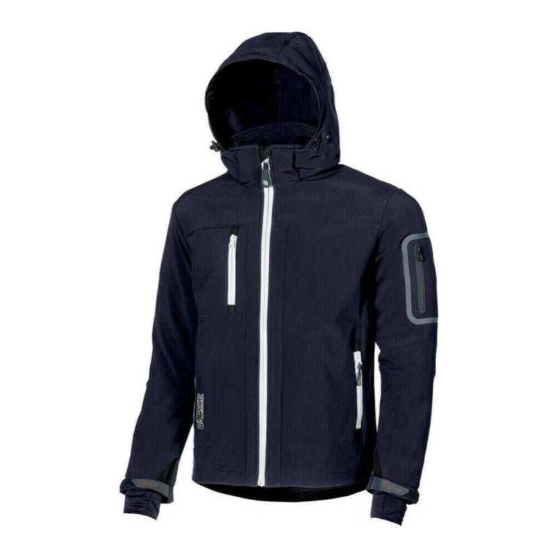 U-POWER DW024DB-XL - Chaqueta SOFT SHELL con capucha gama DONT WORRY ...